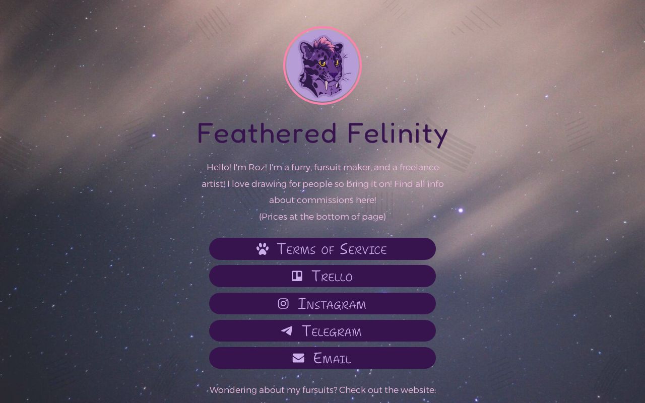 Feathered Felinity Art